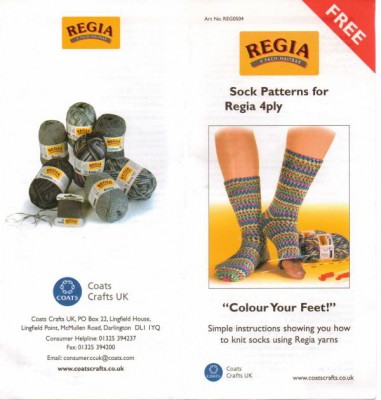 Regia Pairfect 4 Ply Sock Pattern - Regia Pairfect 4 Ply...