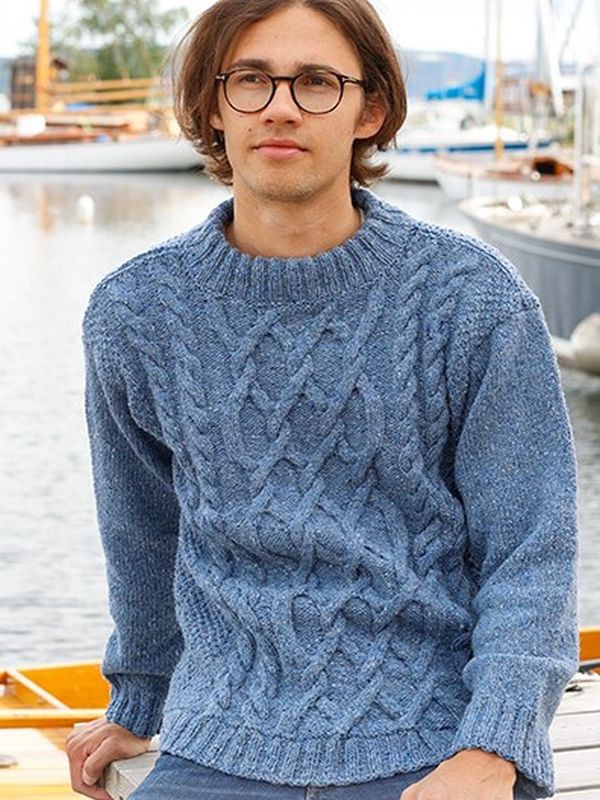 DROPS Sailor's Knot Sweater - Cable Sweater - Laughing Hens