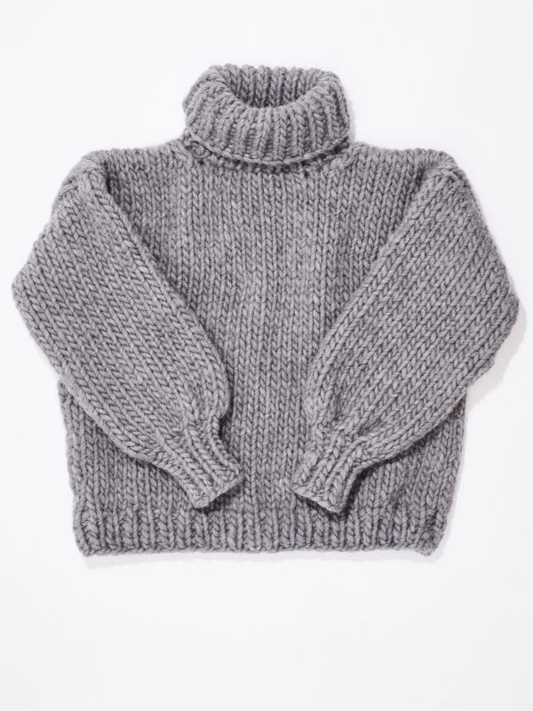 Rolled Neck Sweater - Wool and the Gang Let's Do This Swe...